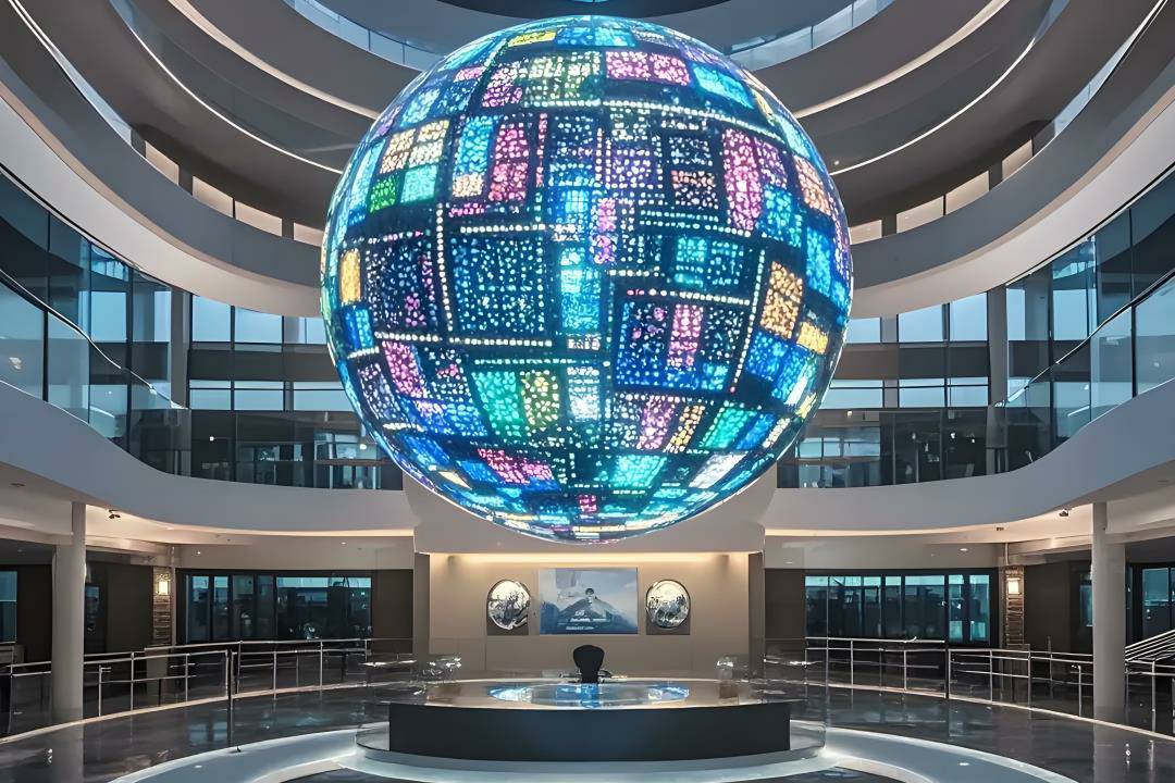 Rutulio formos LED ekranas: 360° ekrano inovacija – reissdisplay