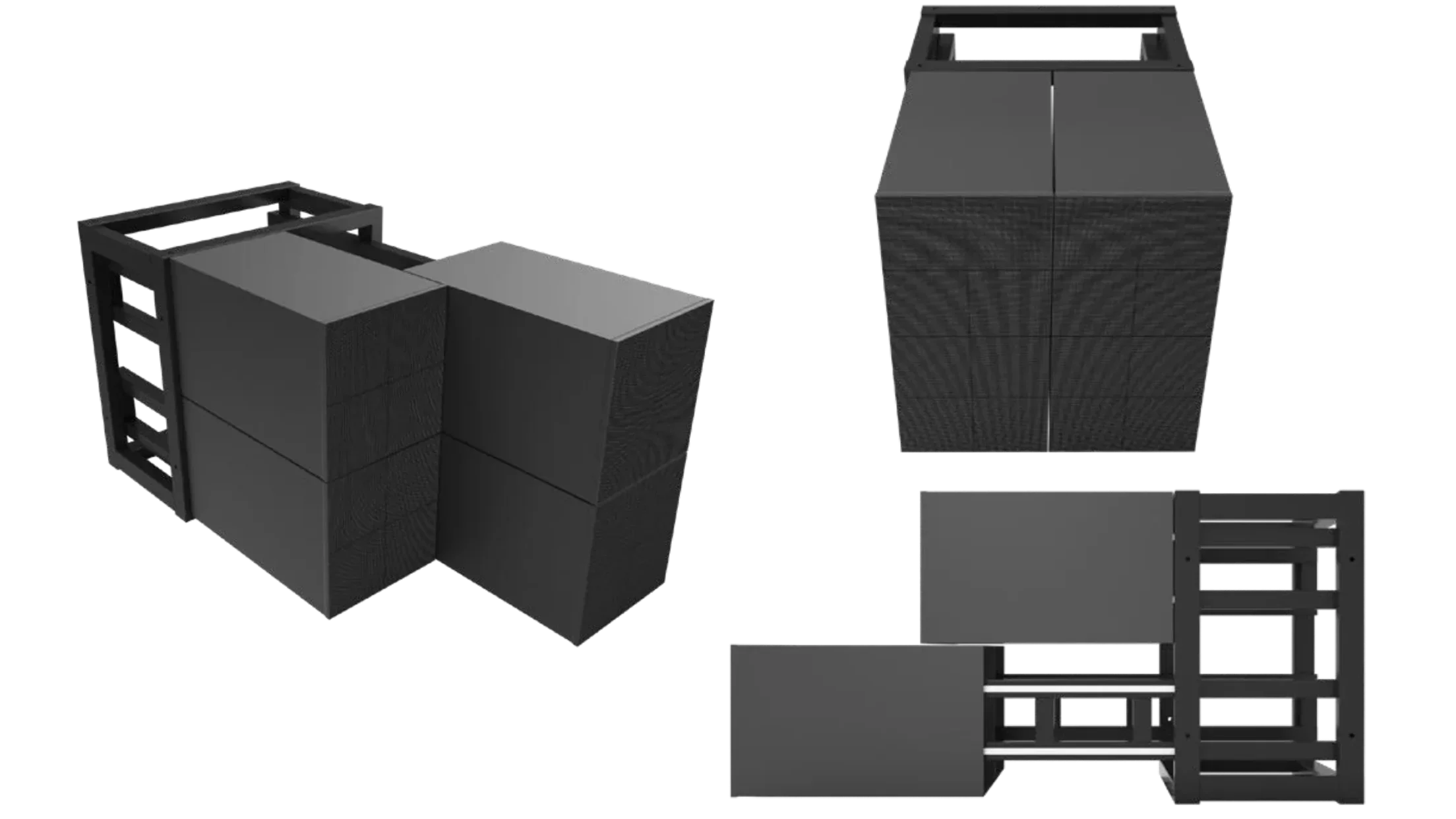 Tela de LED Kinetic Matrix Wave - Série FR-KM - reissdisplay